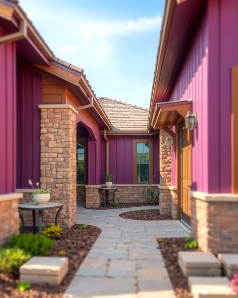 25 Purple House Exterior Ideas for a Unique Curb Appeal