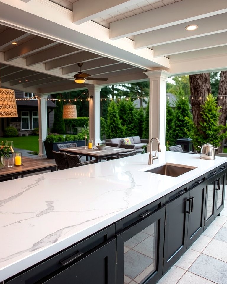 25 Outdoor Countertop Ideas for Functional Spaces