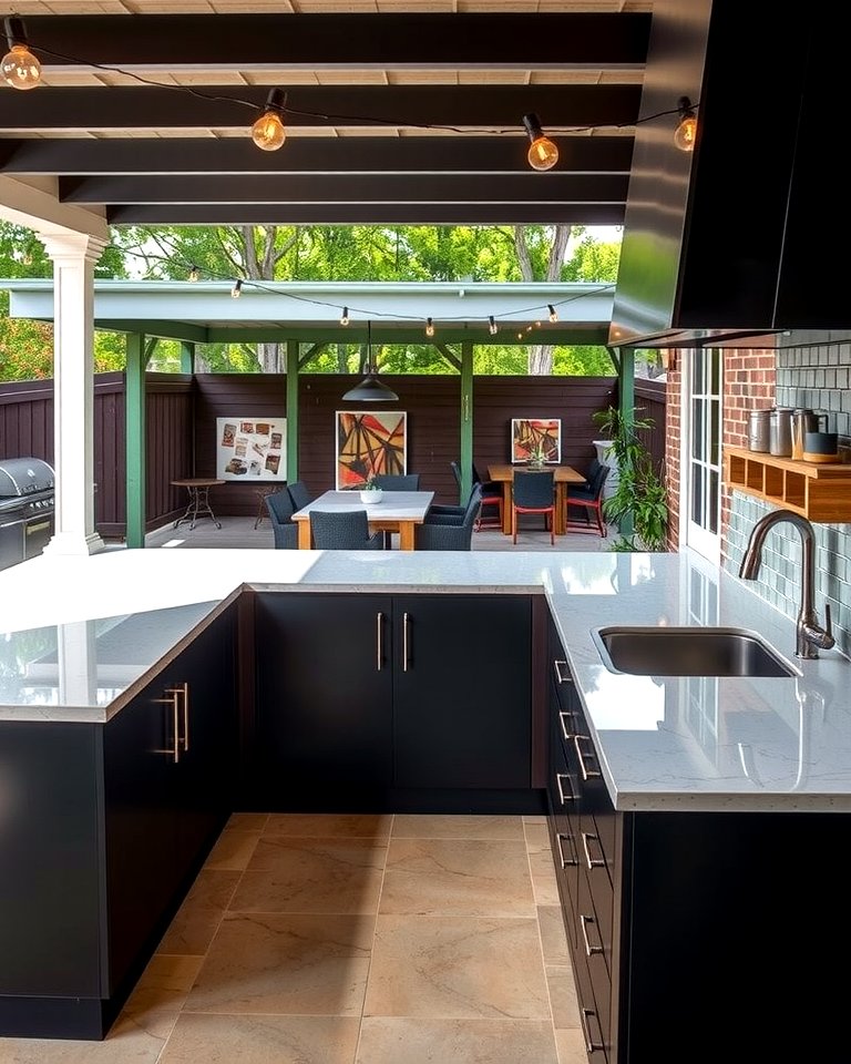 25 Outdoor Countertop Ideas for Functional Spaces
