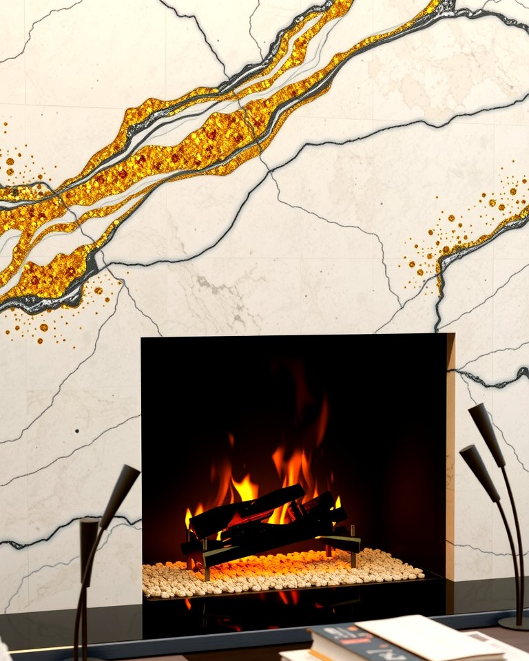 25 Quartz Fireplace Surround Ideas for a Sleek Look
