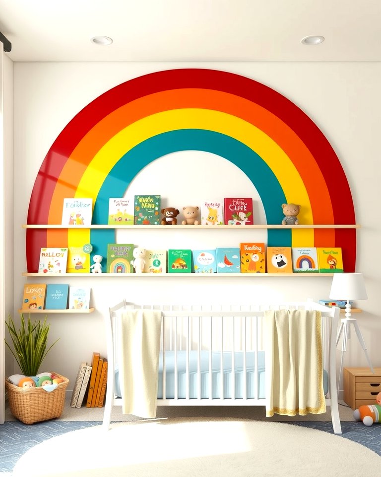 25 Rainbow Nursery Ideas for a Colorful Baby Room
