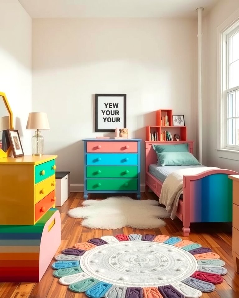 25 Rainbow Bedroom Ideas to Brighten Up Your Space