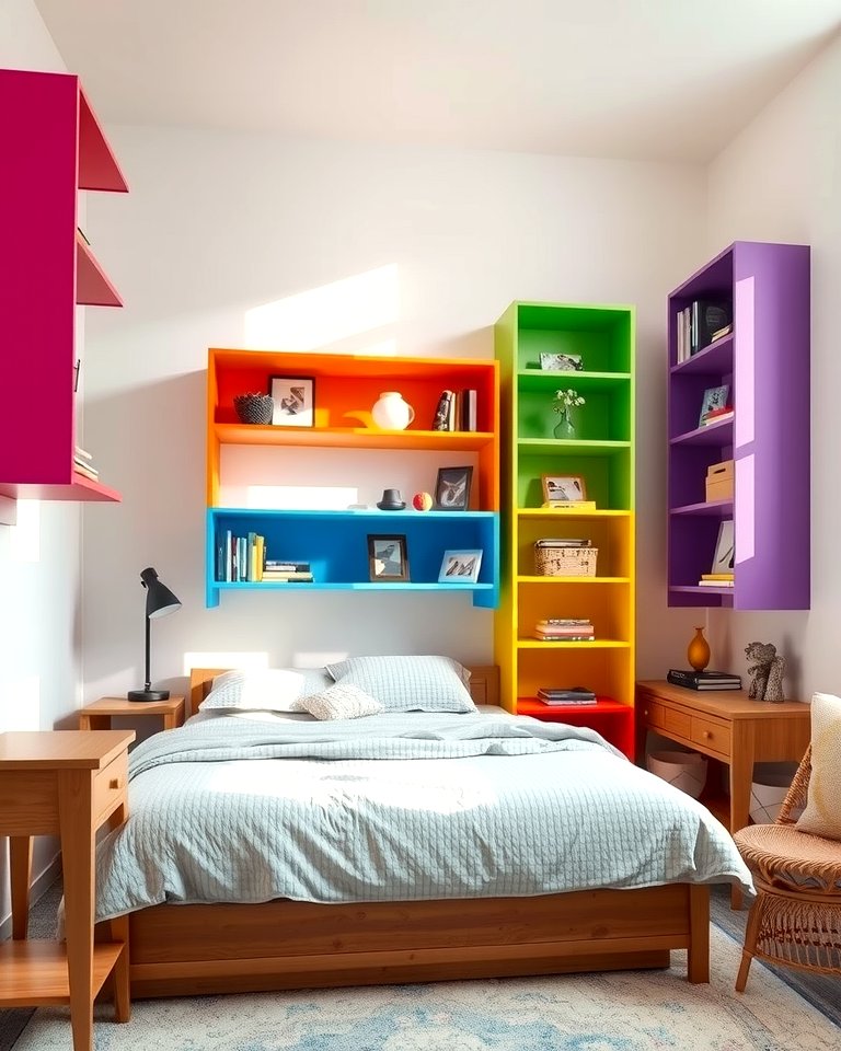 25 Rainbow Bedroom Ideas to Brighten Up Your Space