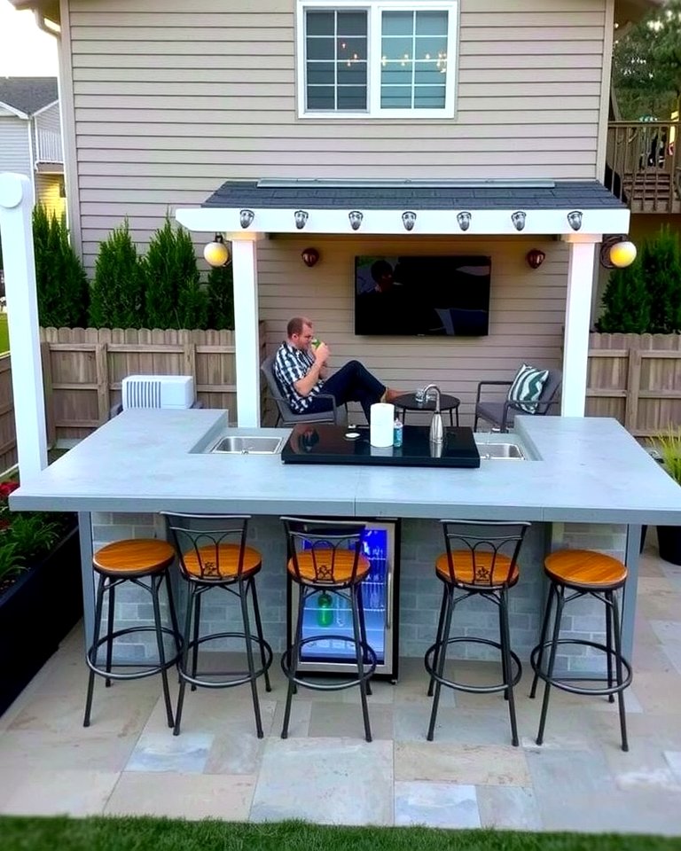 25 Raised Concrete Patio Ideas for a Modern Outdoor Space