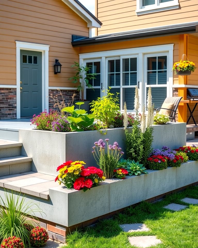 25 Raised Concrete Patio Ideas for a Modern Outdoor Space