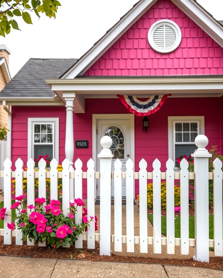 25 Pink House Exterior Ideas for a Charming Look