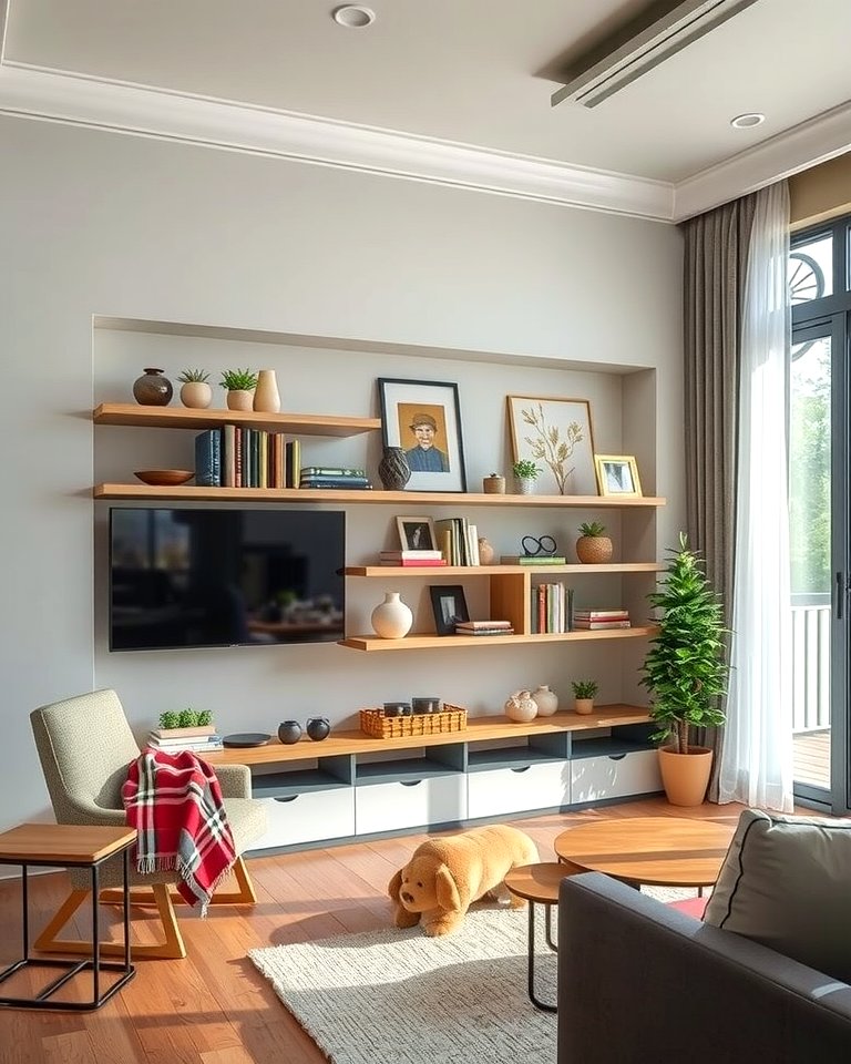 30 Living Room Shelf Ideas for Stylish Storage Solutions
