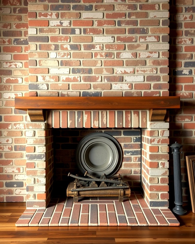 25 Rustic Brick Fireplace Ideas to Warm Up Your Home