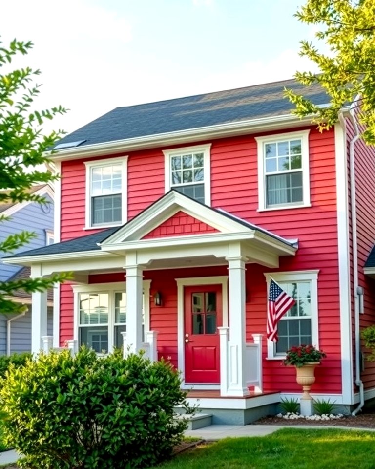 25 Red Home Exterior Ideas to Boost Curb Appeal