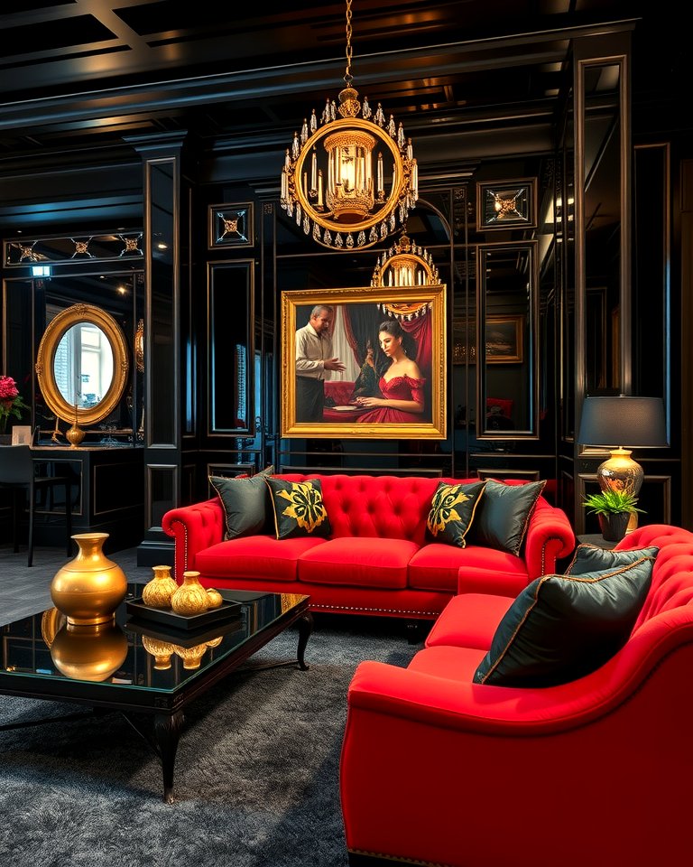 25 Red Couch Living Room Ideas to Make a Statement