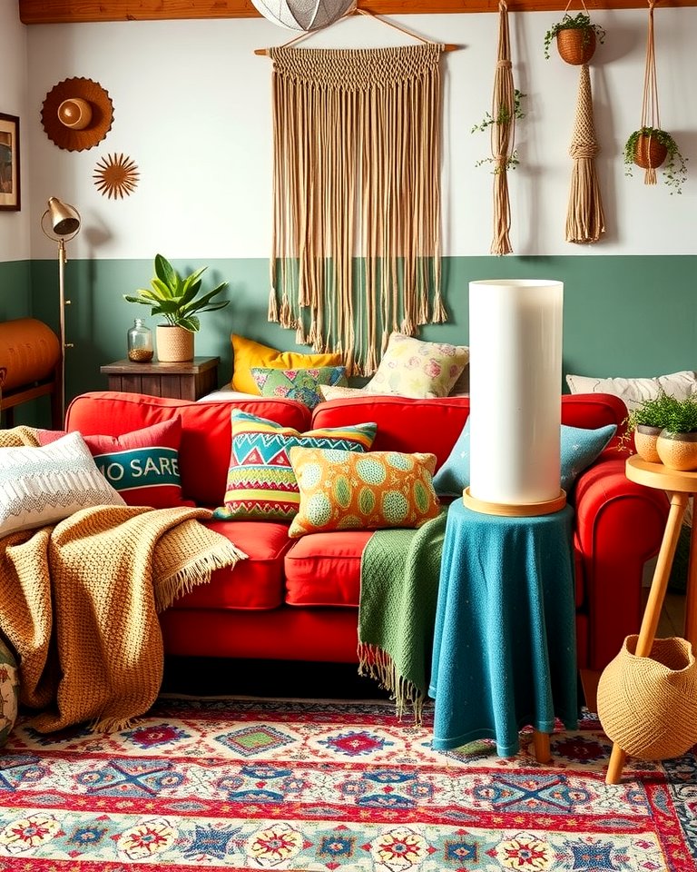 25 Red Couch Living Room Ideas to Make a Statement