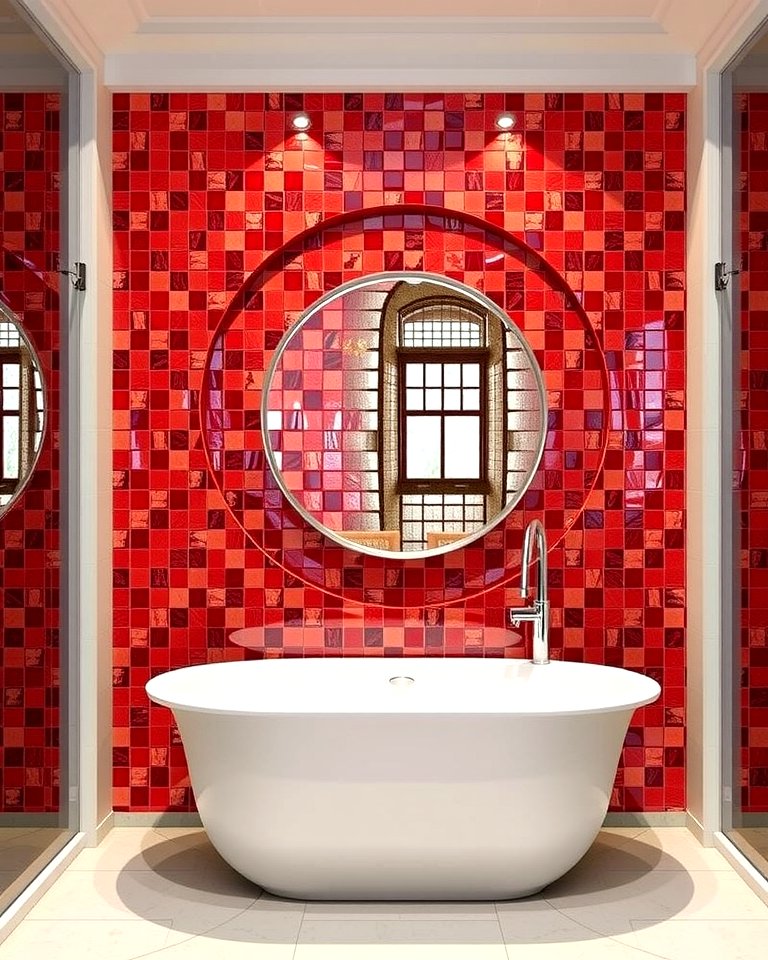 25 Red Bathroom Ideas for a Luxurious Feel