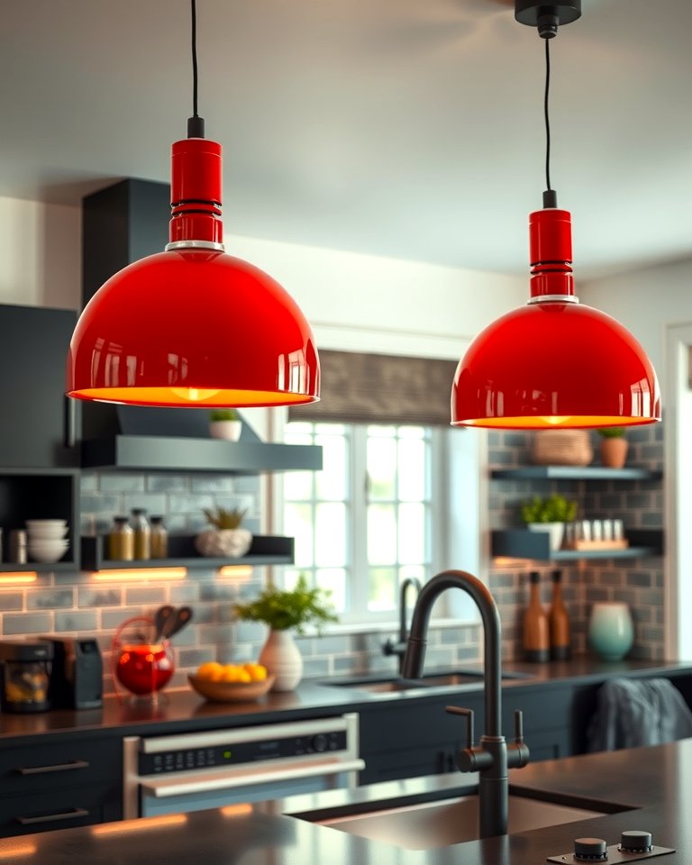 25 Red and Black Kitchen Ideas for a Bold Look