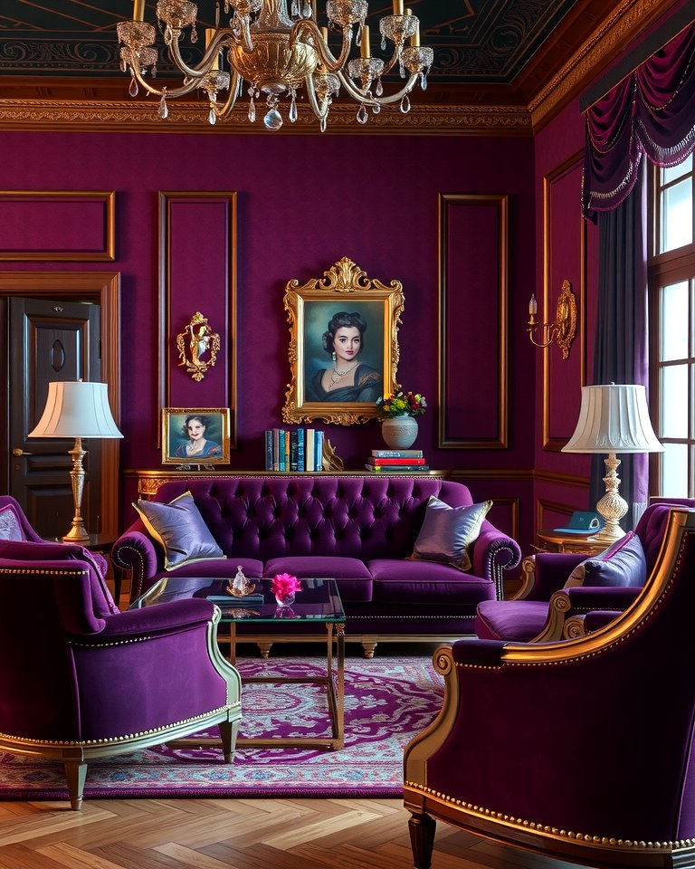 25 Purple Living Room Ideas for a Stylish Home Makeover