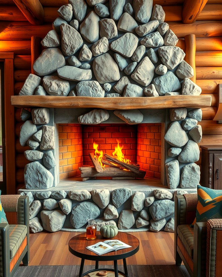 25 Rustic Fireplaces to Warm Up Your Living Space