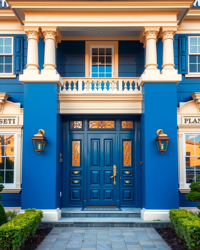 30 Serene Blue Exterior House Paint Ideas for Curb Appeal