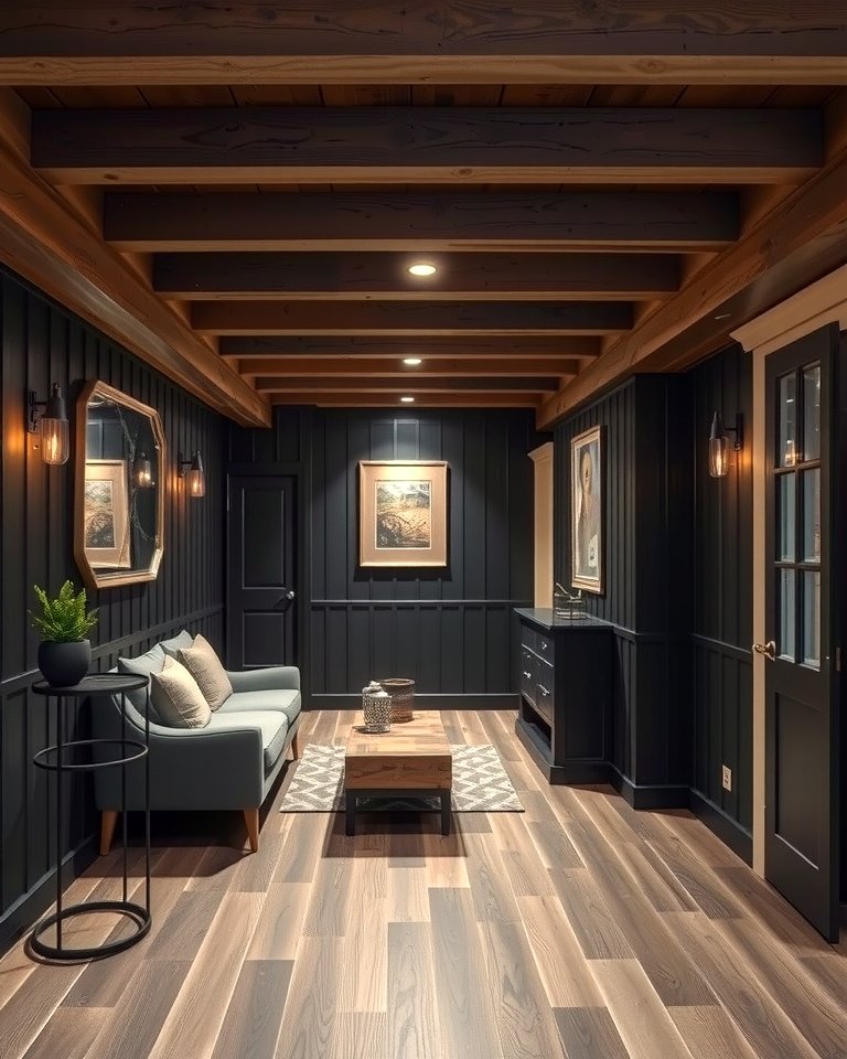 30 Black Basement Design Ideas for a Modern & Cozy Space