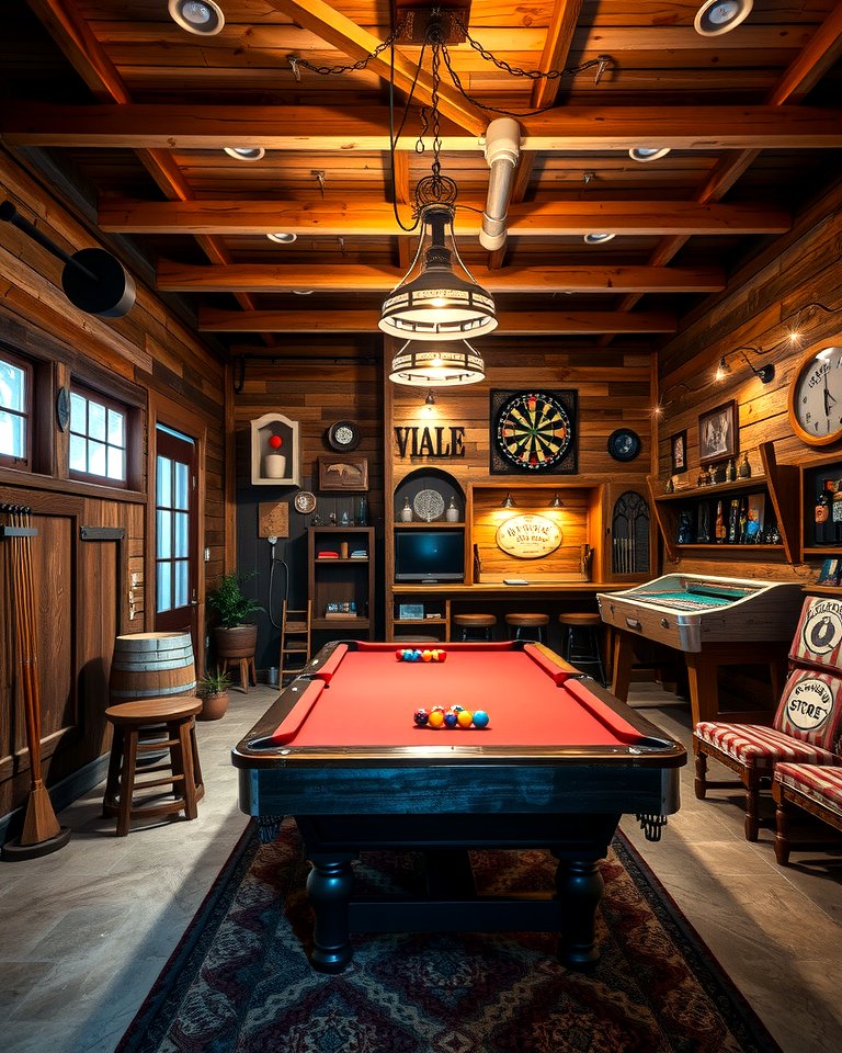 30 Garage Game Room Ideas for Ultimate Entertainment Zones