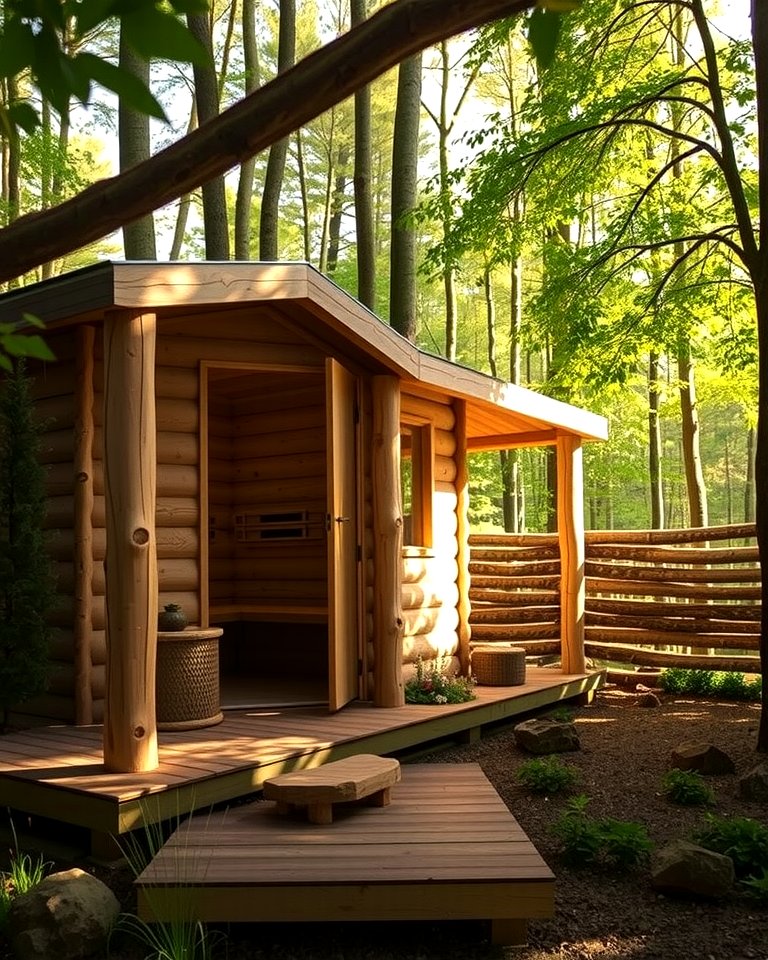 25 Outdoor Sauna Ideas for Relaxing Backyard Retreats