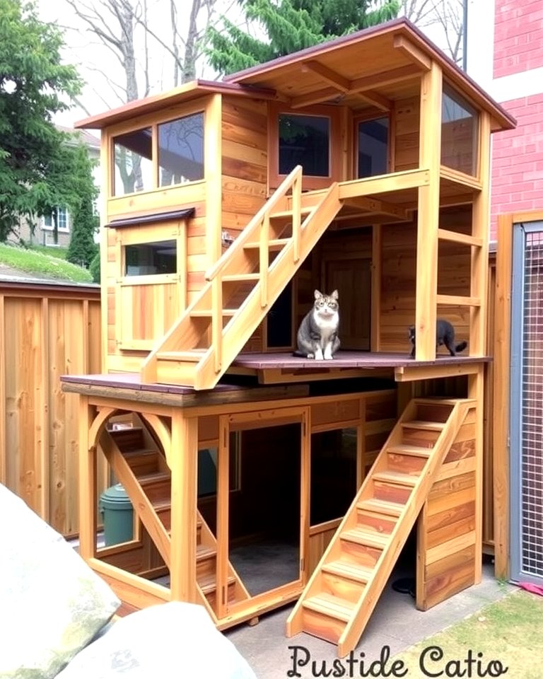 25 Outdoor Catio Ideas for Your Feline Friends