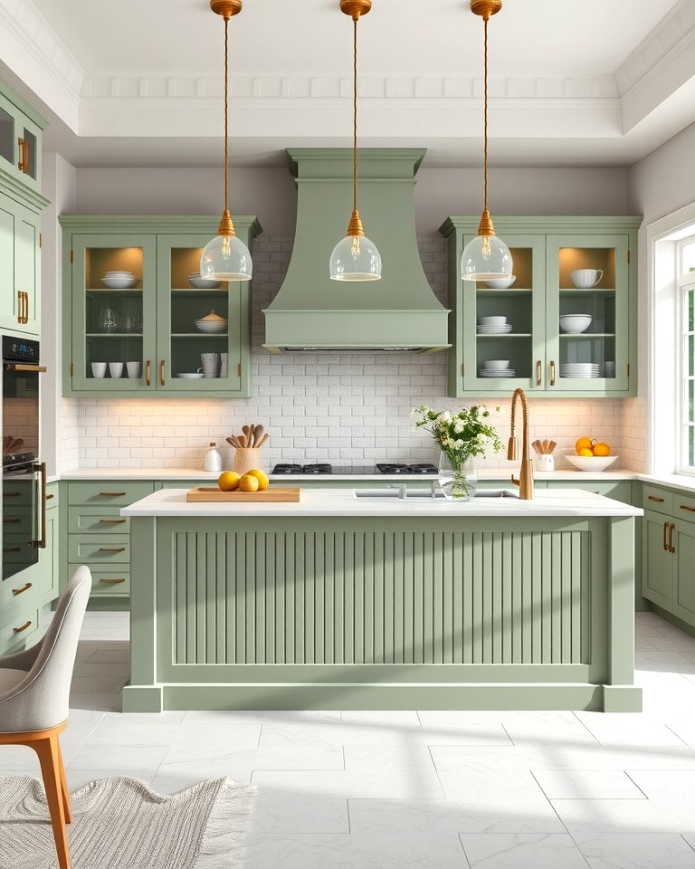 25 Sage Green Kitchen Ideas for a Fresh and Inviting Space