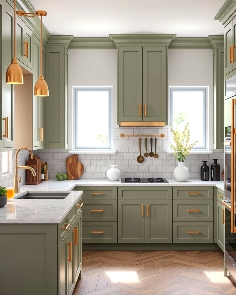 25 Sage Green Kitchen Ideas for a Fresh and Inviting Space