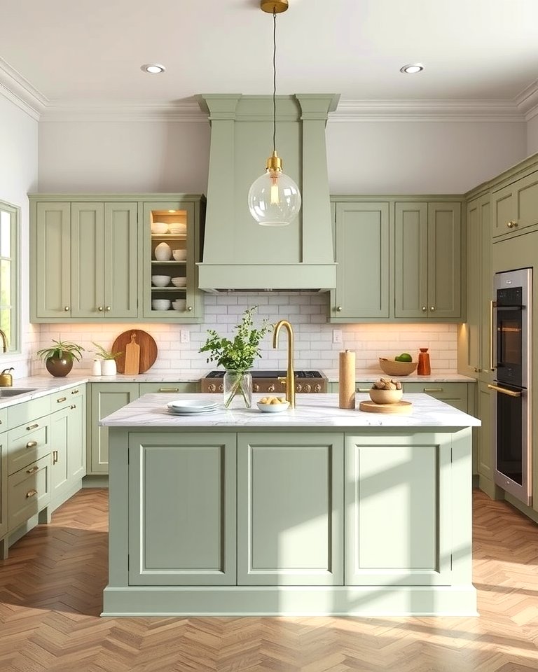 25 Sage Green Kitchen Ideas for a Fresh and Inviting Space