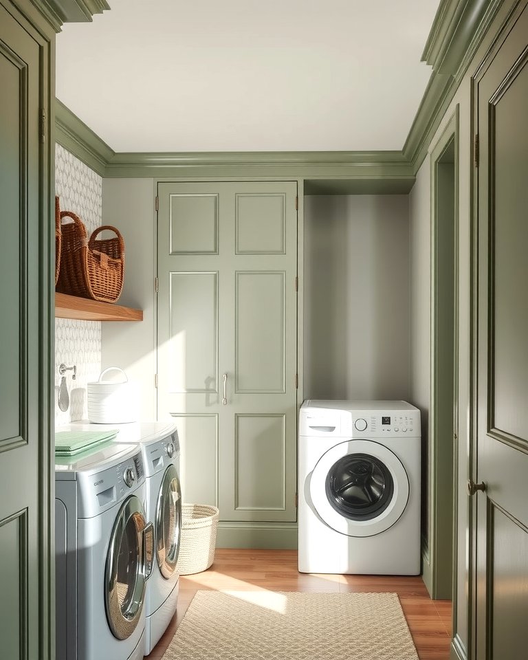 25 Sage Green Laundry Room Ideas for a Fresh Look