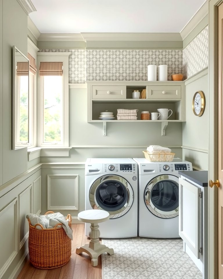 25 Sage Green Laundry Room Ideas for a Fresh Look