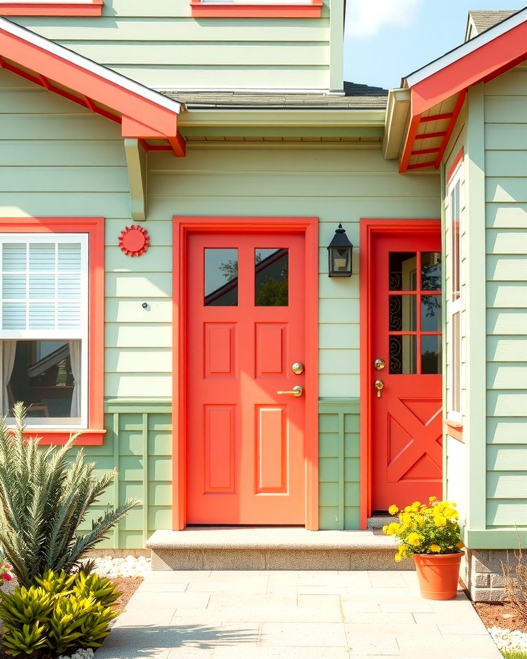 30 Sage Green Exterior House Color Scheme Design Ideas