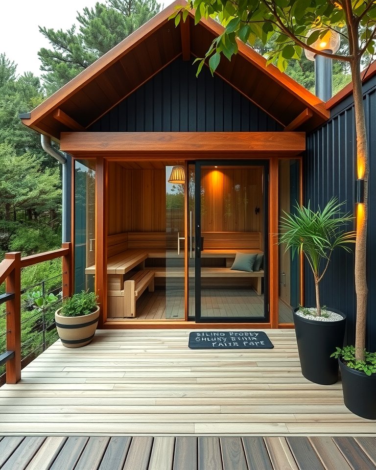 25 Outdoor Sauna Ideas for Relaxing Backyard Retreats