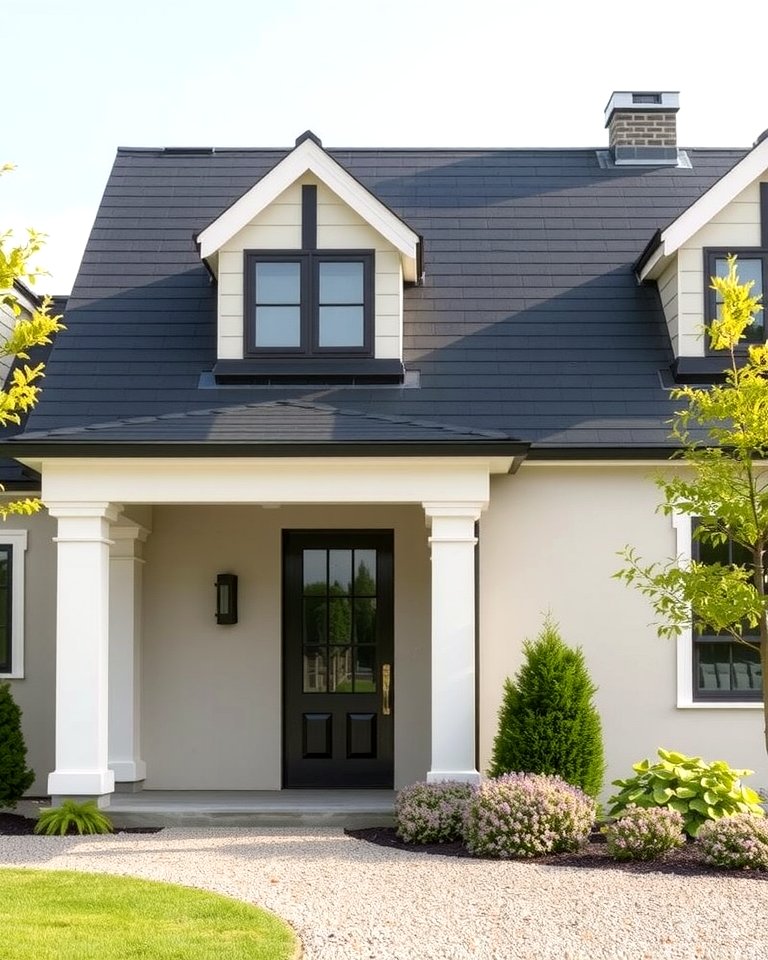 30 Black Roof Exterior Home Design Ideas for Bold Contrast