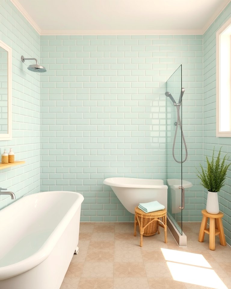 30 Green Tile Bathroom Inspiration Ideas for Bold Spaces