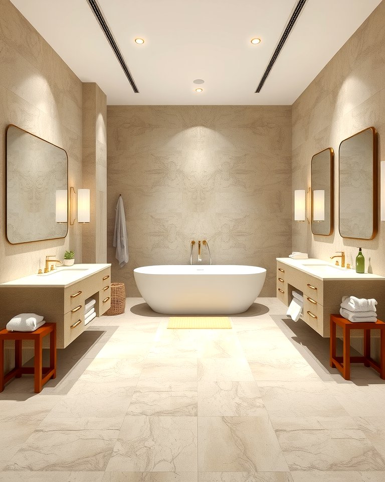 25 Travertine Tile Bathroom Ideas for Natural Beauty