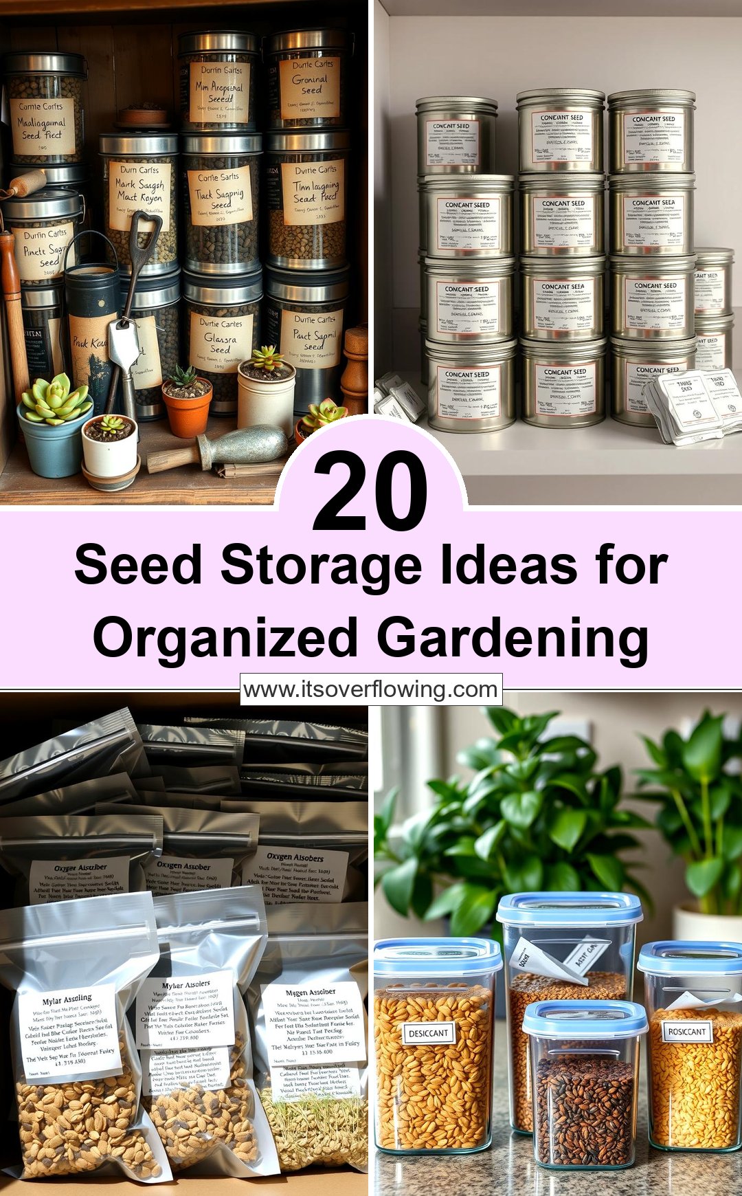 20 Seed Storage Ideas for Organized Gardening