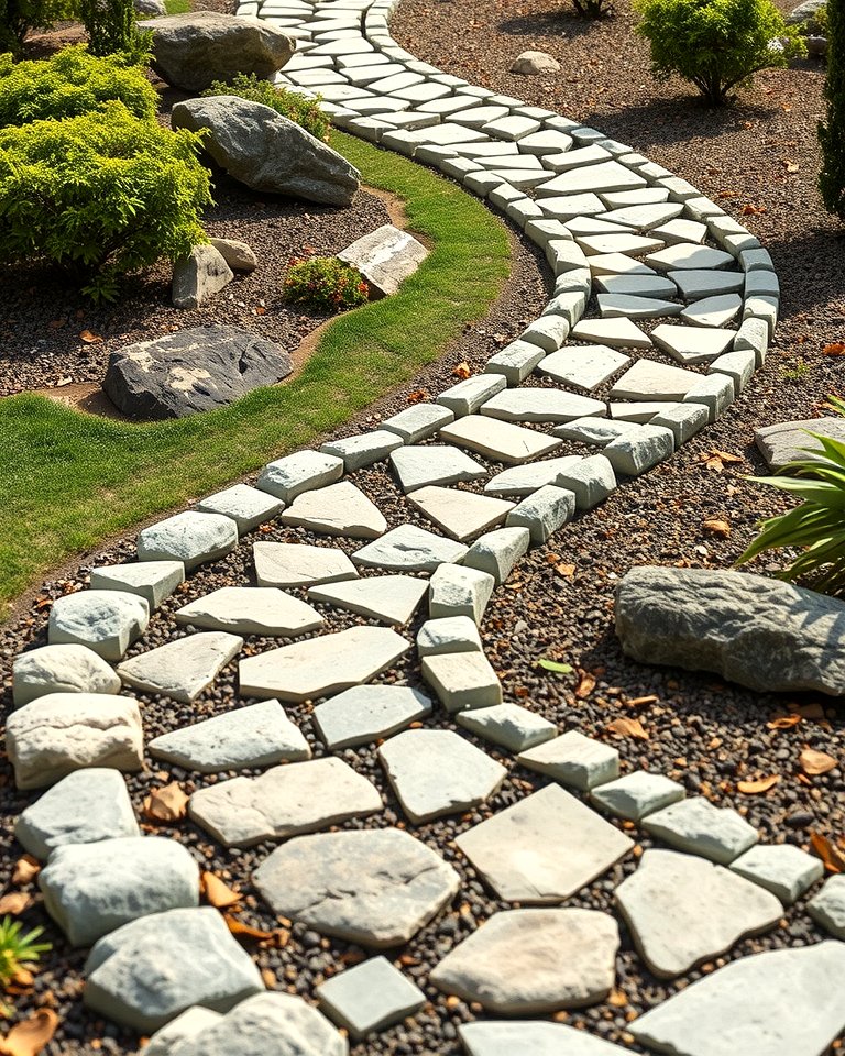 25 River Rock Edging Ideas for Your Garden