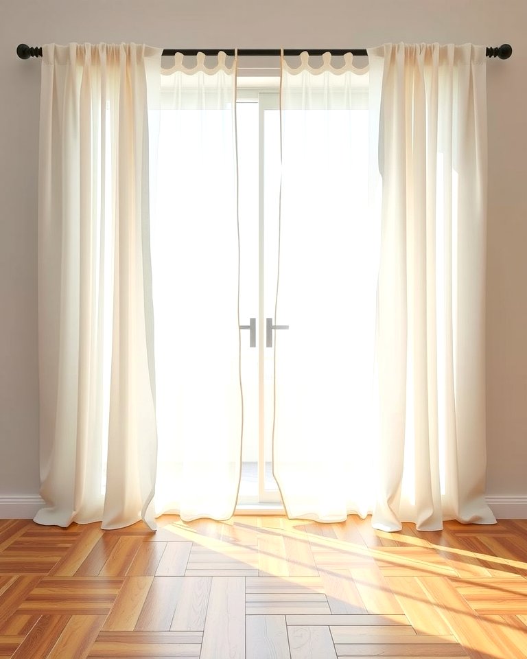 25 Sliding Door Curtain Ideas for Privacy and Style
