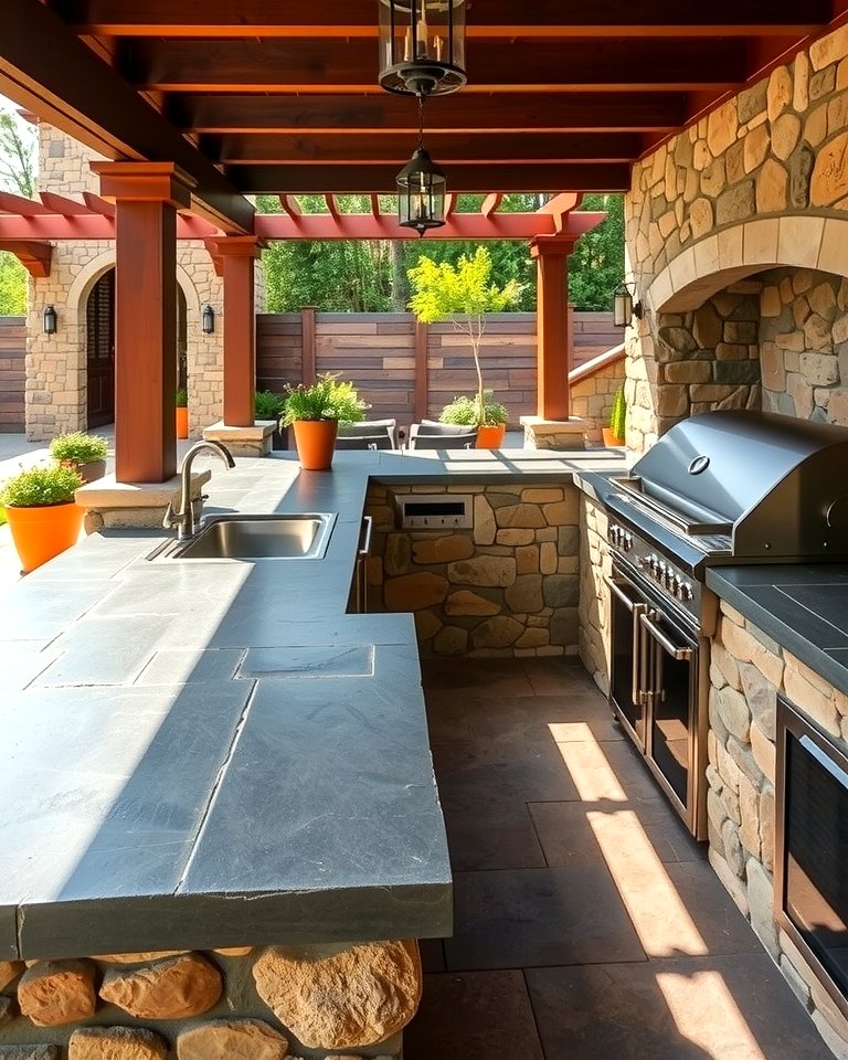 25 Outdoor Countertop Ideas for Functional Spaces