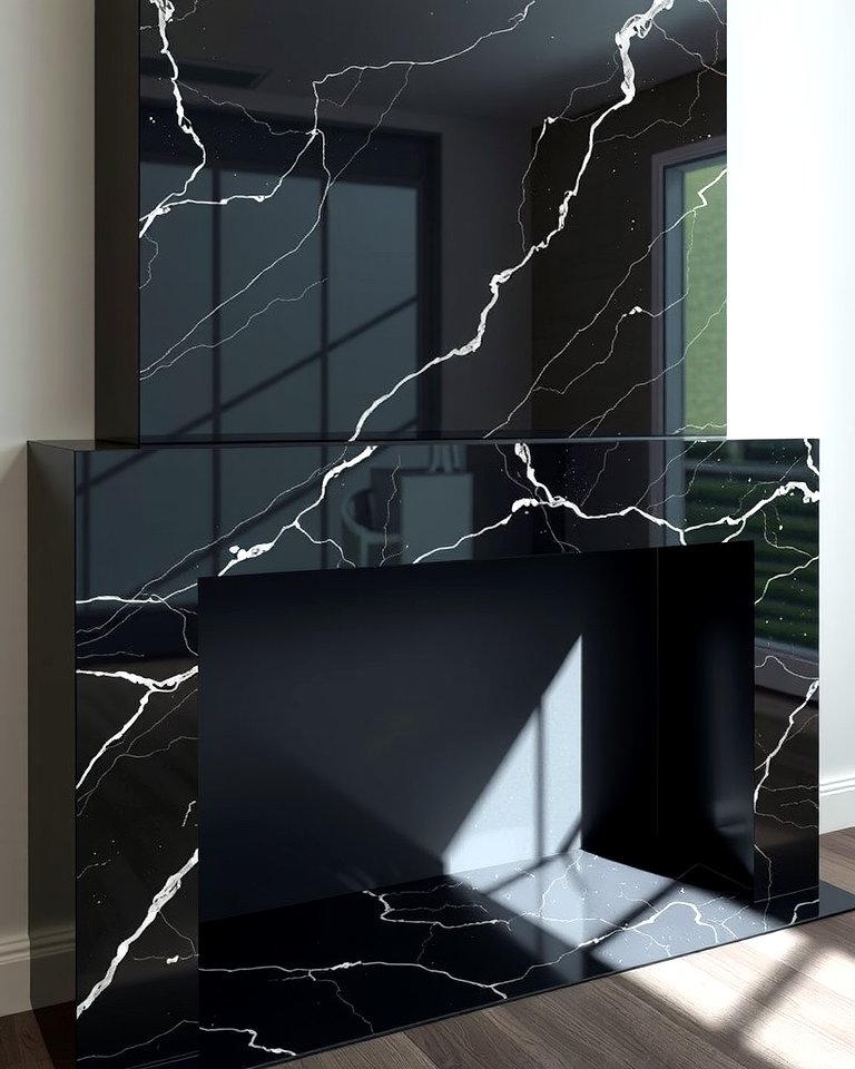 25 Quartz Fireplace Surround Ideas for a Sleek Look