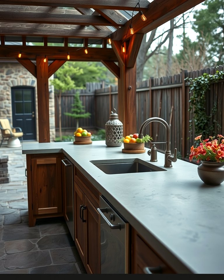25 Outdoor Countertop Ideas for Functional Spaces