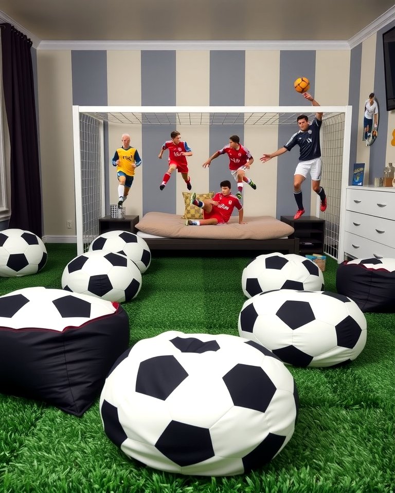 30 Sporty Soccer Bedroom Ideas for Young Athletes