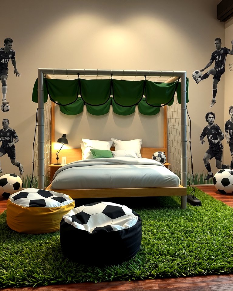 30 Sporty Soccer Bedroom Ideas for Young Athletes