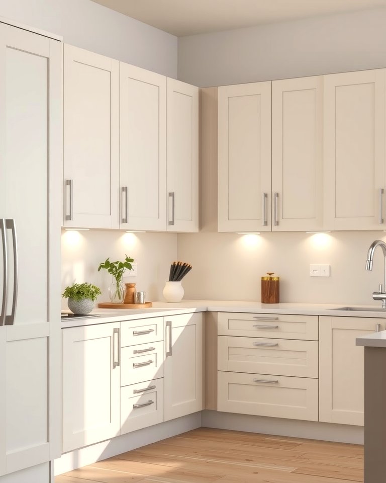 25 Off-white Kitchen Cabinets for a Timeless Look