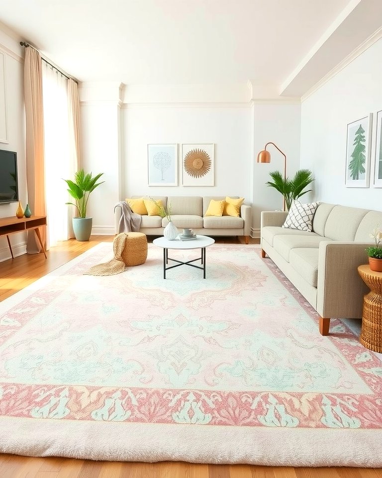 30 Living Room Rug Ideas to Define Your Space Stylishly