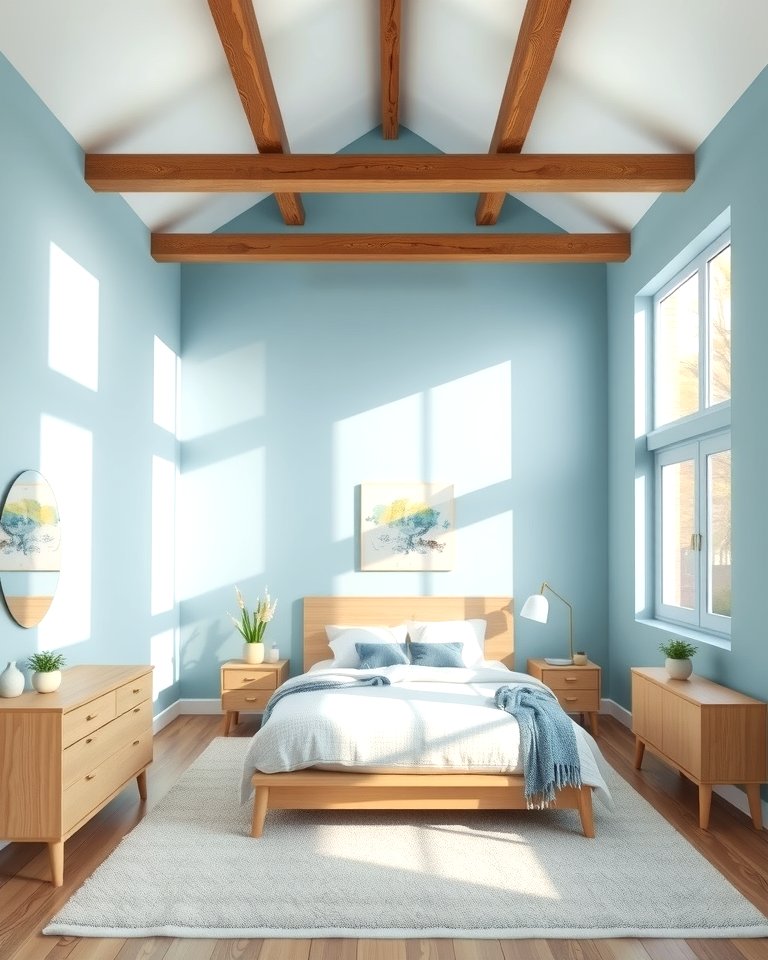 25 Sky Blue Bedroom Ideas for a Serene Retreat