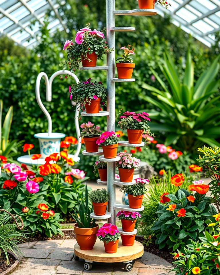 25 Outdoor Plant Stand Ideas for Greenery Lovers