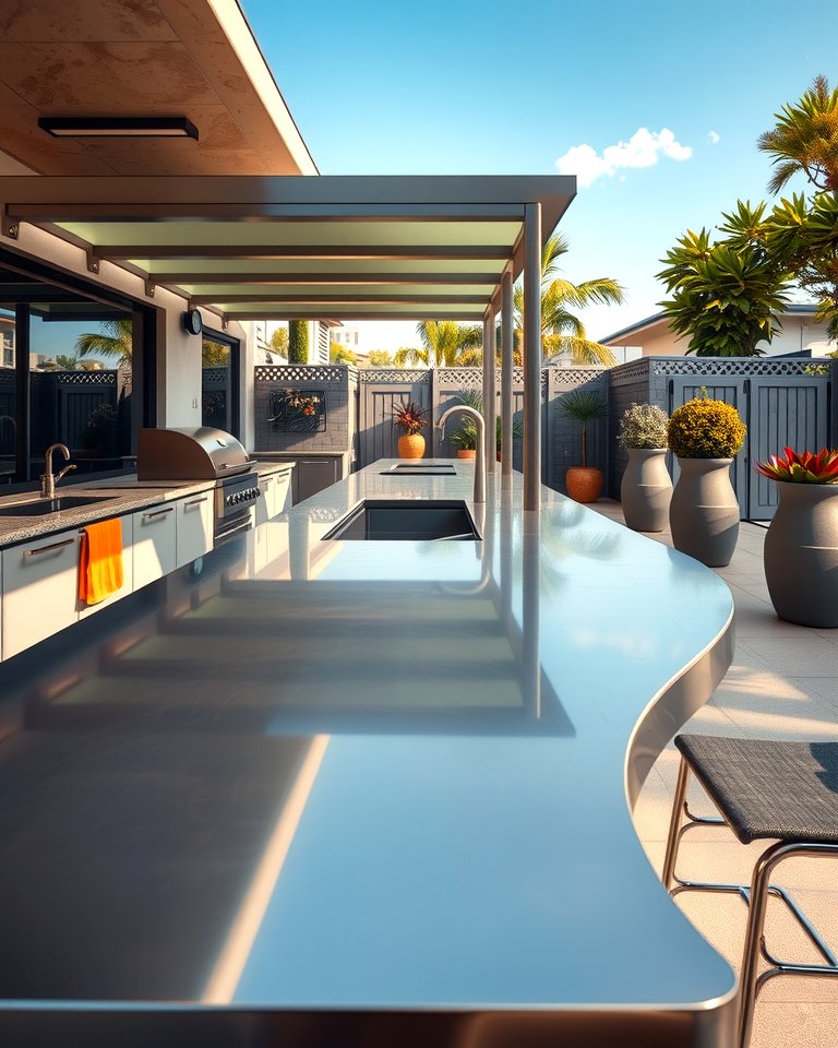 25 Outdoor Countertop Ideas for Functional Spaces