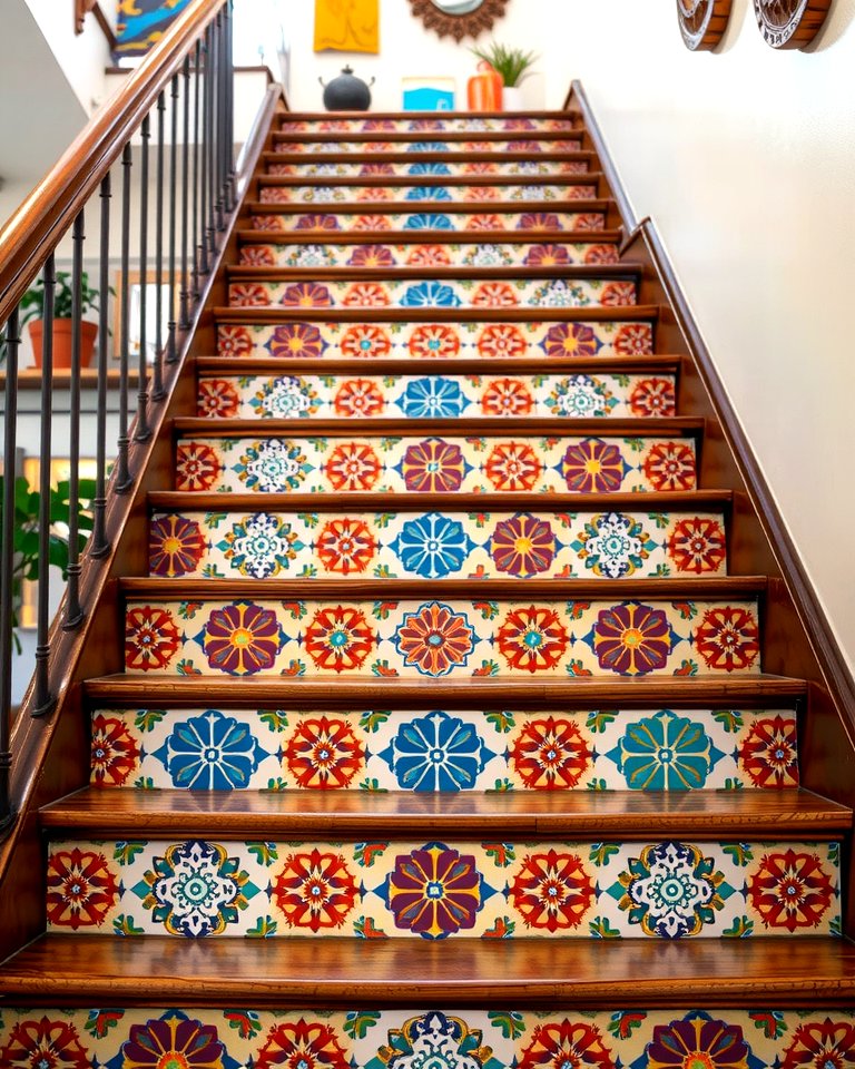 25 Painted Stair Ideas to Transform Your Home