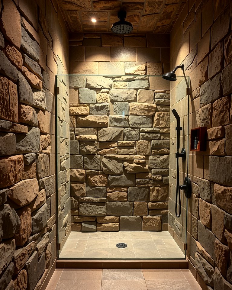 25 Rustic Walk-in Shower Ideas for a Spa-Like Bathroom