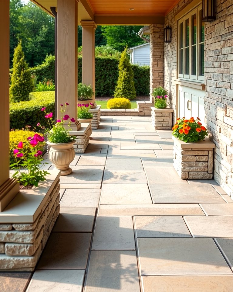 25 Stone Porch Ideas to Enhance Your Home's Curb Appeal